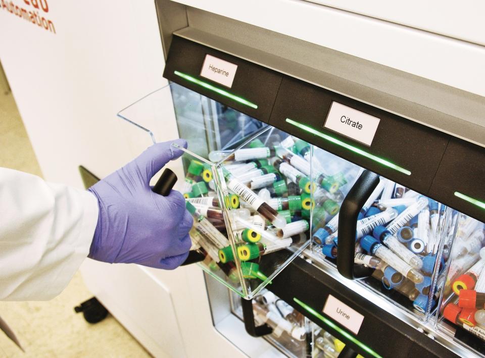 Easy access: The new lightweight target bin with permanent display ...