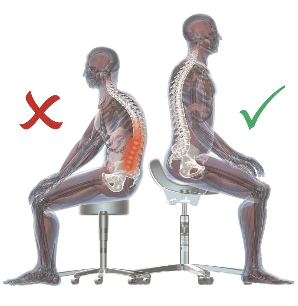 Gesundes Sitzen am medizinischen Arbeitsplatz • healthcare-in-europe.com